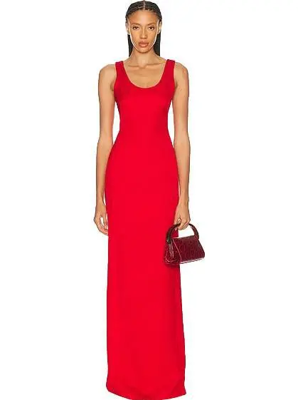 Dries Van Noten Debant Maxi Dress - Red
