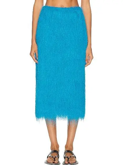 Dries Van Noten Sokna Skirt - Turquoise