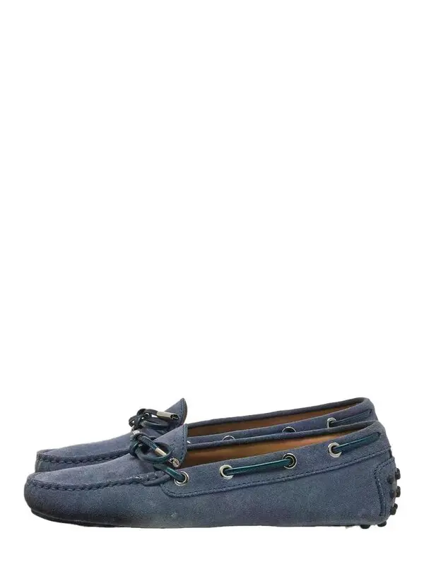 TOD'S Gommino Bow Loafers - Blue