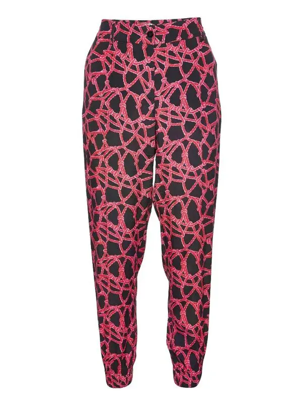 Kenzo Rope Print Trousers - Black