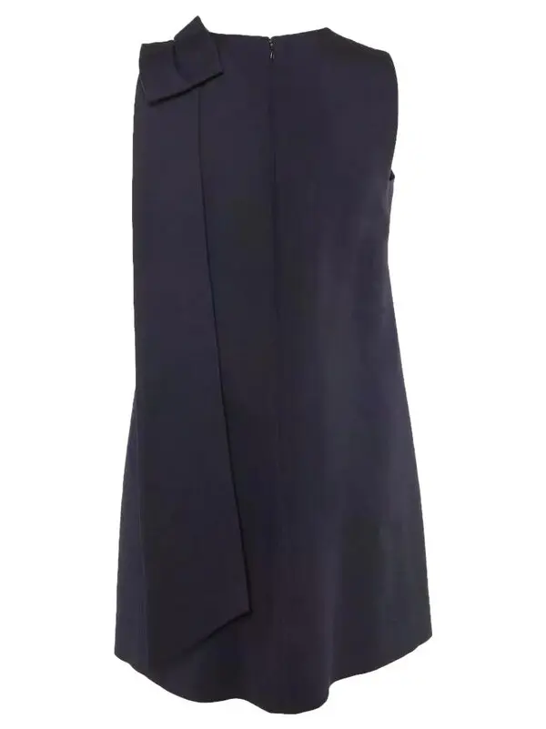 Valentino Garavani Sleeveless Round Neck Mini Dress - Blue
