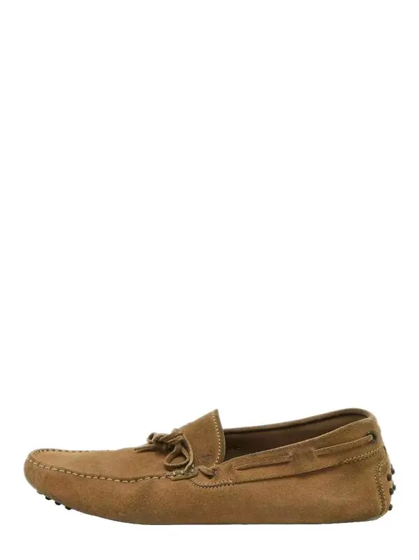 TOD'S Bow Slip-on Loafers - Brown
