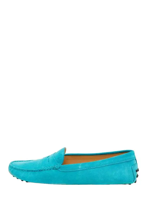 TOD'S Gommino Suede Loafers - Blue