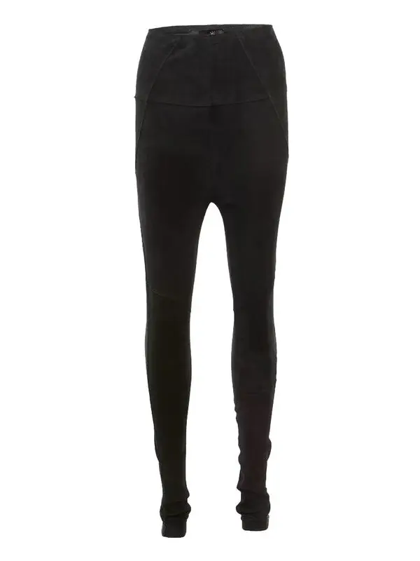 Isabel Marant Étoile Paneled Suede Trousers - Black