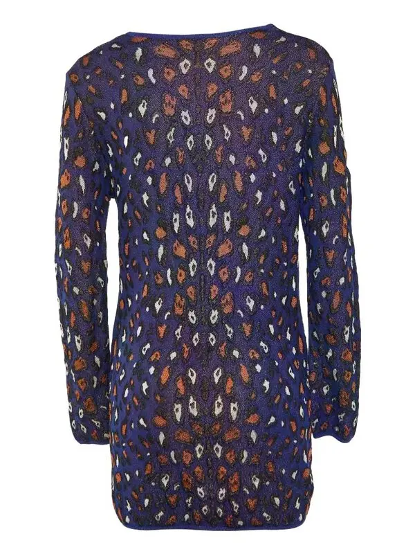 Missoni Patterned V-neck Cardigan - Blue