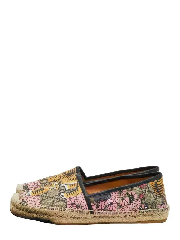Gucci Gg Supreme Bengal Tiger Espadrilles - Neutrals