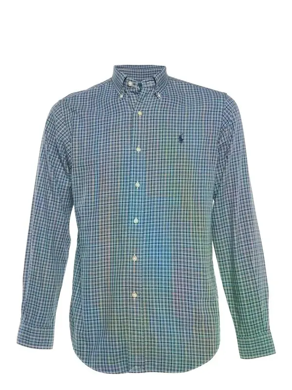Polo Ralph Lauren Classic Fit Checked Shirt - Blue