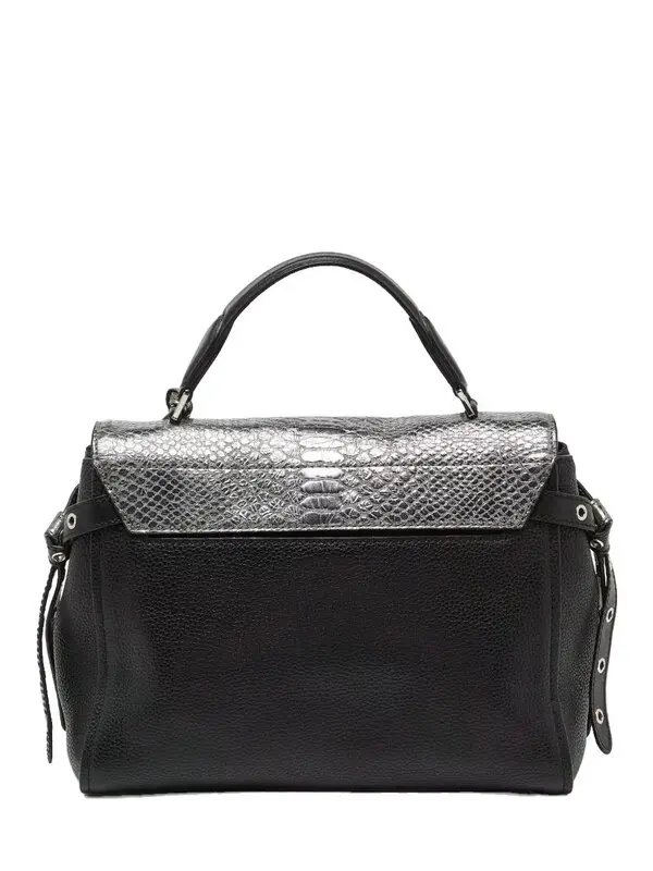 Michael Kors Bristol Snakeskin-effect Tote Bag - Black
