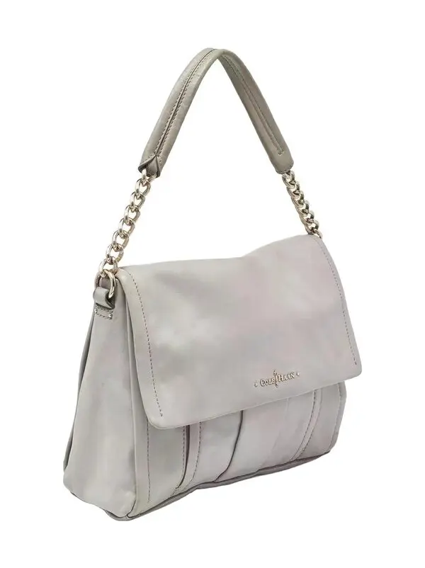 Cole Haan Pleated Flap Shoulder Bag - Grey