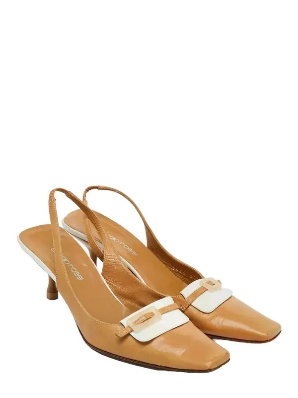 SERGIO ROSSI Slingback Pumps - Brown