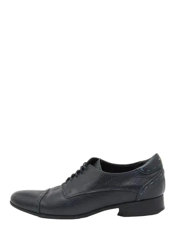 Fendi Selleria Cap-toe Oxford Shoes - Black