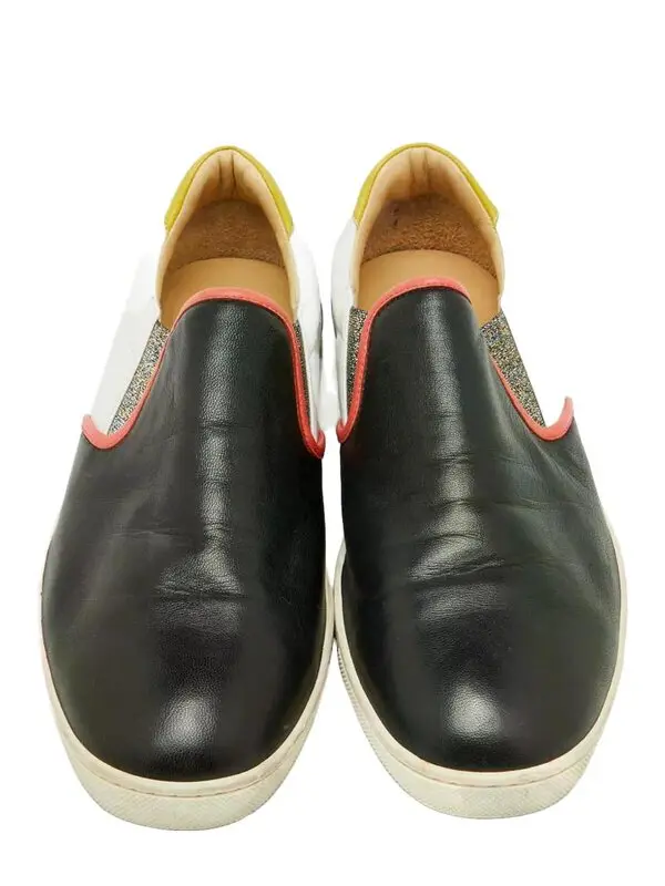 CHRISTIAN LOUBOUTIN Pik Boat Slip-on Sneakers - Black