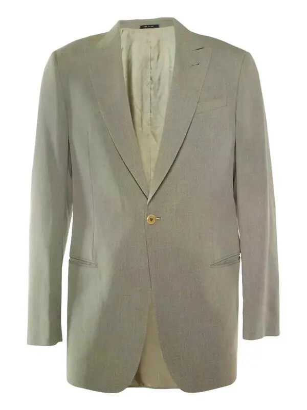 ARMANI Collezioni Notched-lapel Blazer - Neutrals
