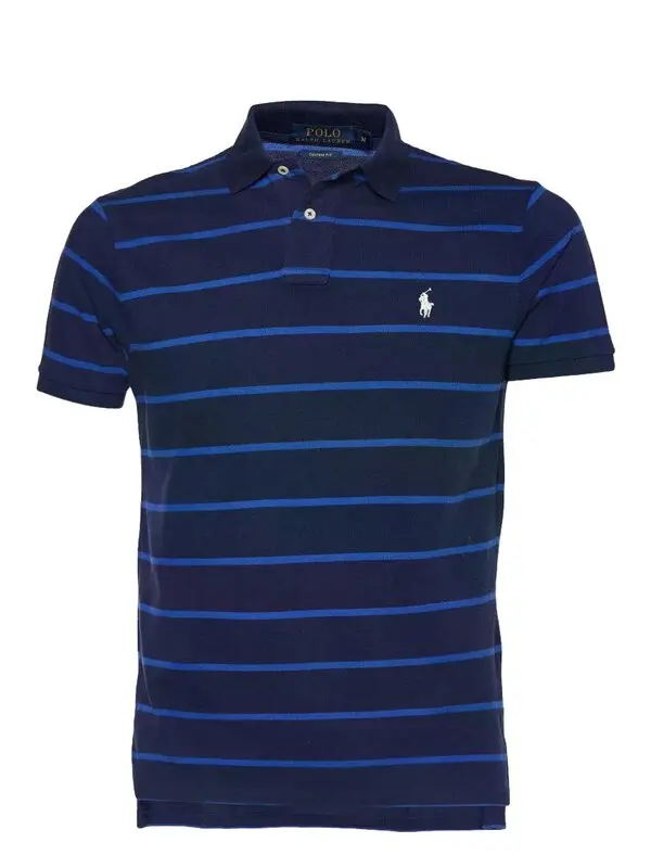 Polo Ralph Lauren Striped Polo Shirt - Blue