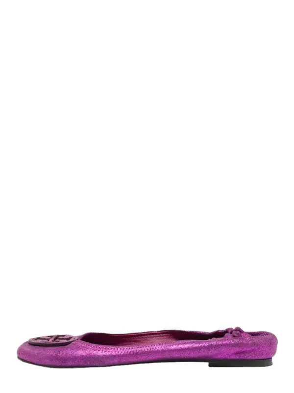 Tory Burch Reva Logo Ballet Flats - Pink
