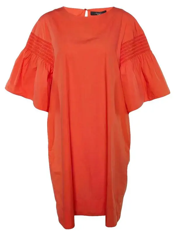 Max Mara Short Sleeve Dress - Orange