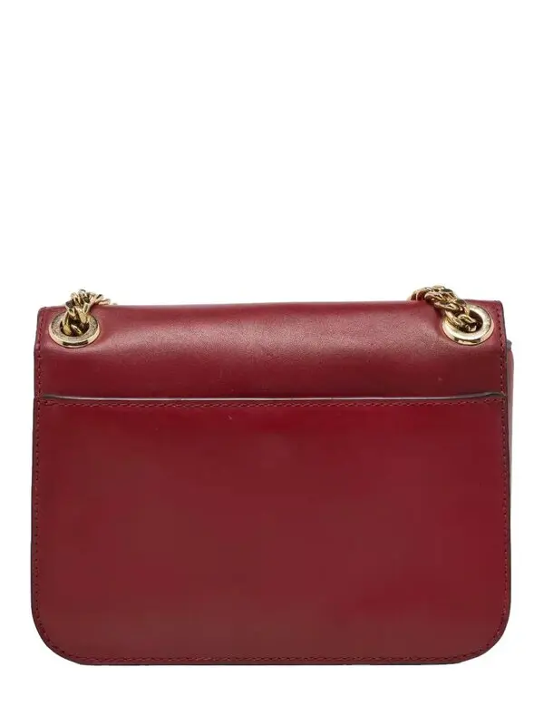 Michael Kors Sloan Leather Shoulder Bag - Red
