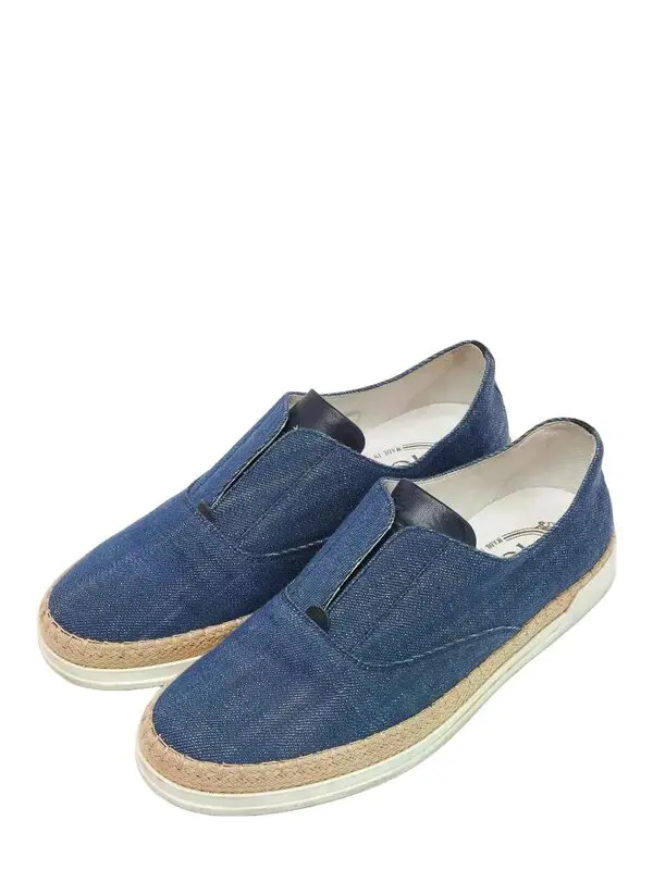 TOD'S Francesina Espadrille Slip-on Sneakers - Blue