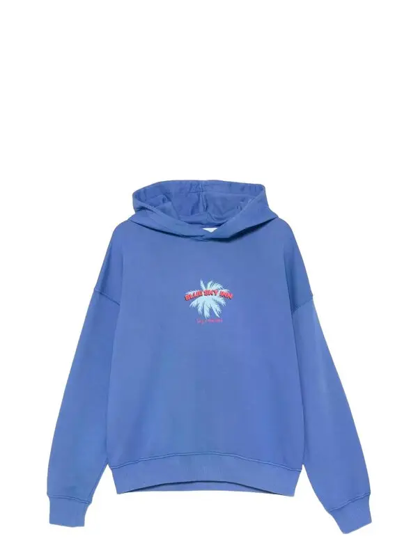 BLUE SKY INN Graphic Print Hoodie - Blue