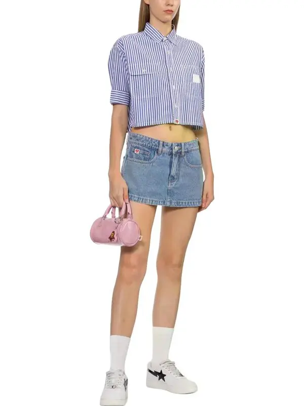 AAPE BY *A BATHING APE Apee™ A Bathing Ape® Striped Shirt - Blue
