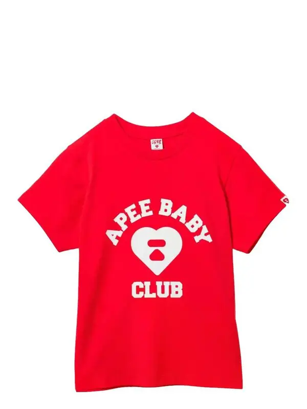 AAPE BY *A BATHING APE Apee™ A Bathing Ape® Printed T-shirt - Red