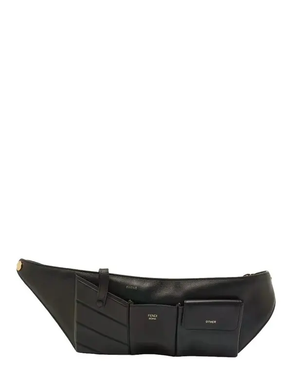Fendi Multi-pocket Belt Bag - Black