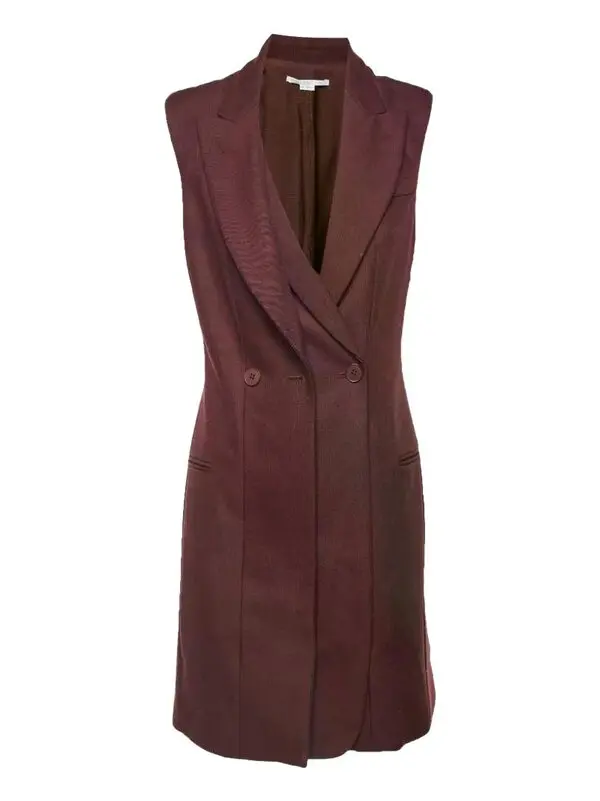 Stella McCartney Double-breasted Coat Dress - Red