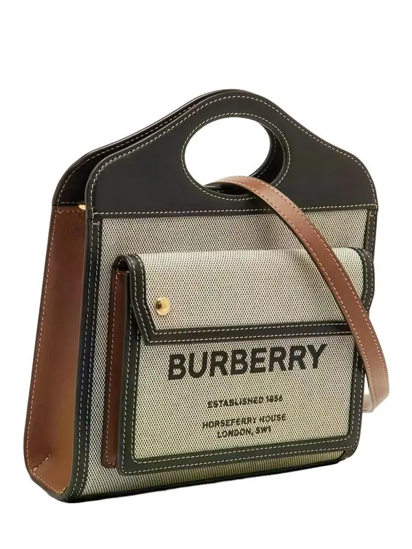 Burberry Mini Pocket Tote Bag - Neutrals