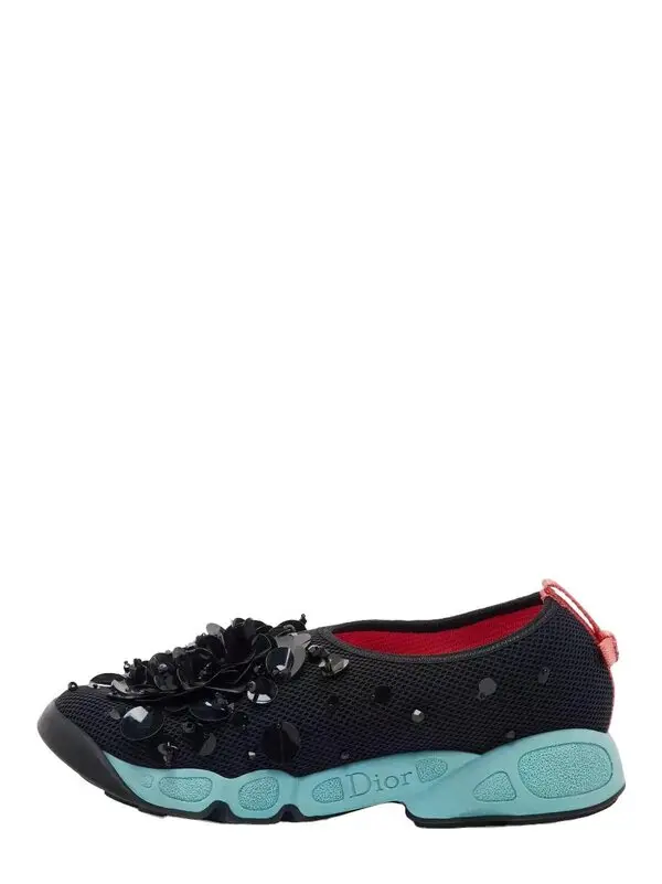 Dior Embellished Slip-on Sneakers - Black
