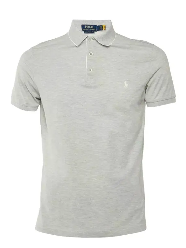 Polo Ralph Lauren Custom Slim Fit Jersey Polo Shirt - Grey
