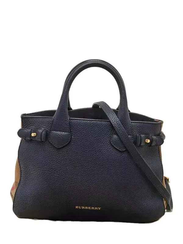 Burberry House Check Tote Bag - Blue
