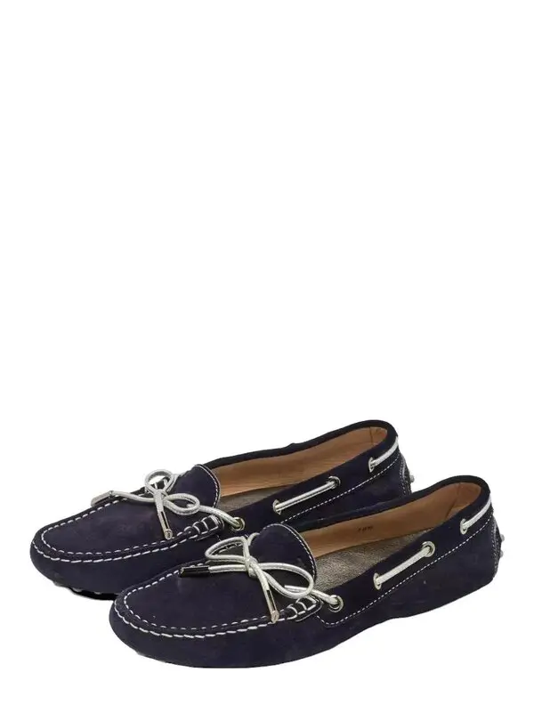 TOD'S Gommino Suede Loafers - Blue
