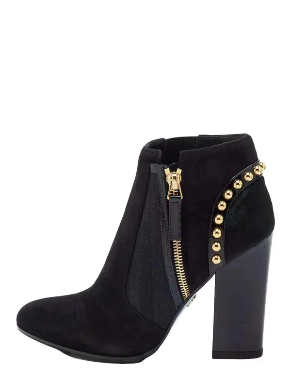 LORIBLU Embellished Ankle Boots - Black