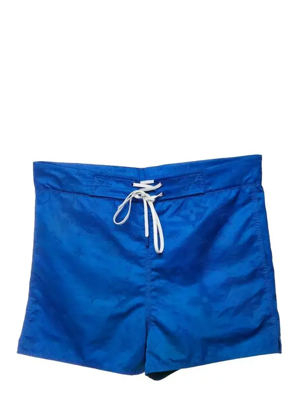 LOUIS VUITTON Monogram Swim Shorts - Blue
