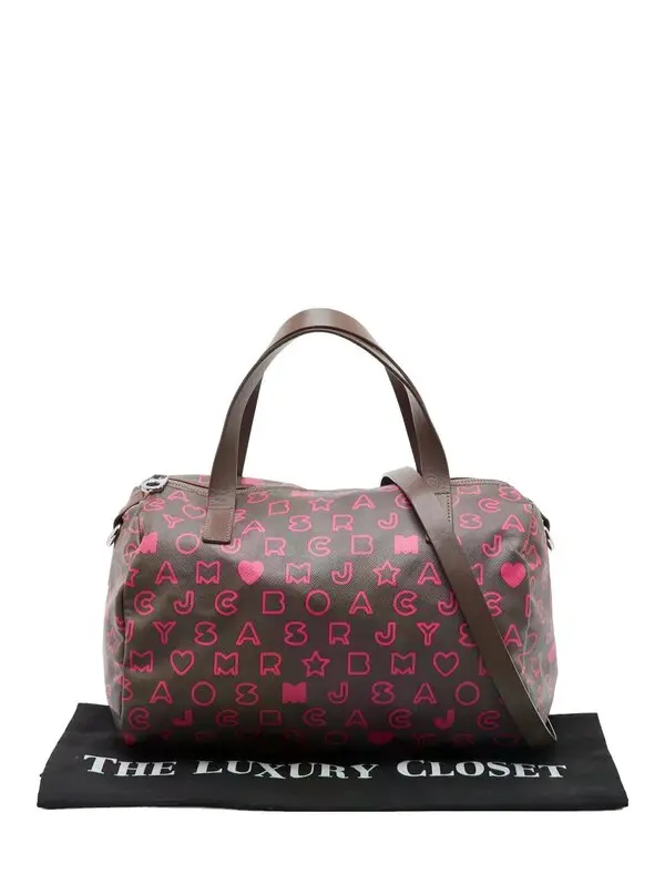Marc Jacobs All-over Print Leather Tote Bag - Brown