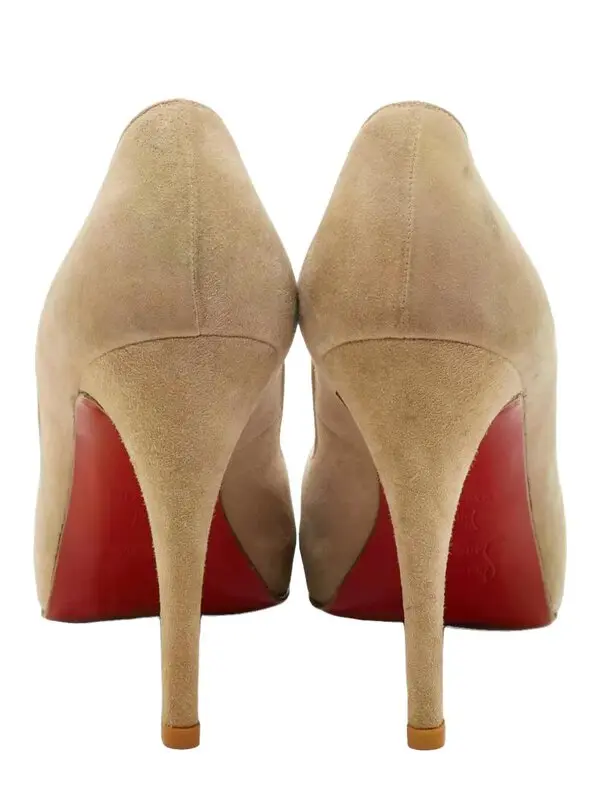CHRISTIAN LOUBOUTIN Prive Crystal Embellished Pumps - Neutrals