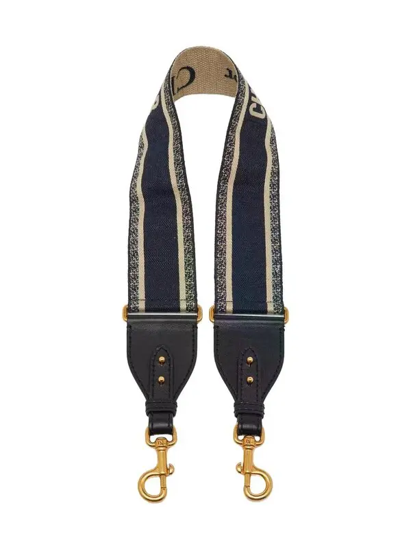 Dior Embroidered Shoulder Strap - Blue