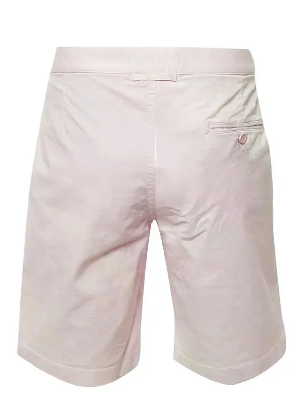 Orlebar Brown Tonal Stitching Cotton Shorts - Pink