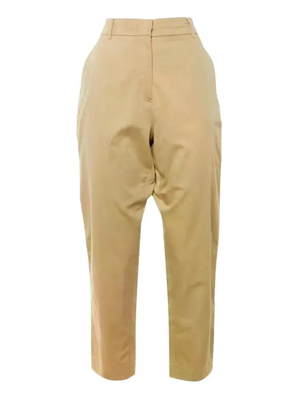 Max Mara Beige Tapered Leg Trousers - Neutrals