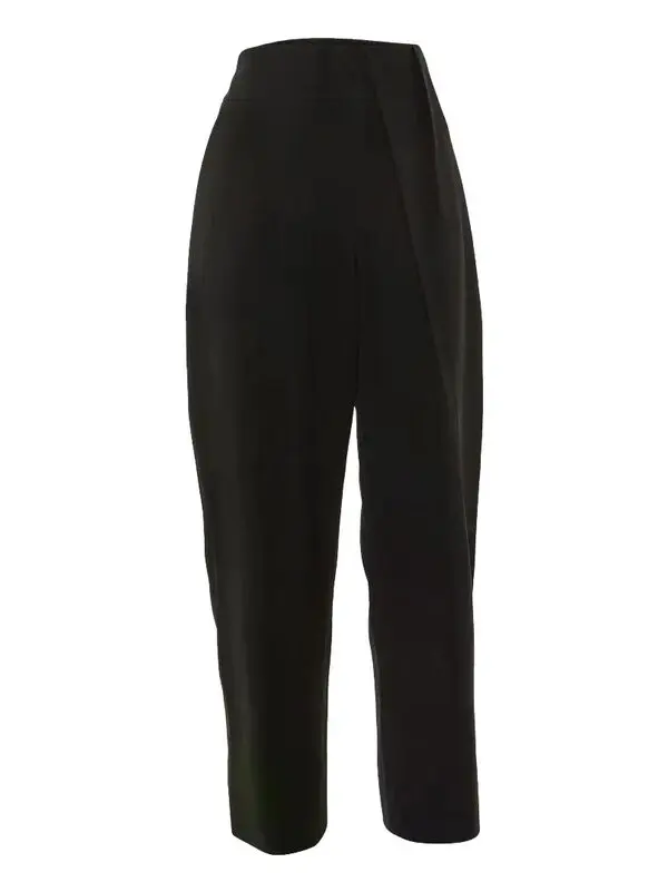 Balenciaga Crepe Trousers - Black