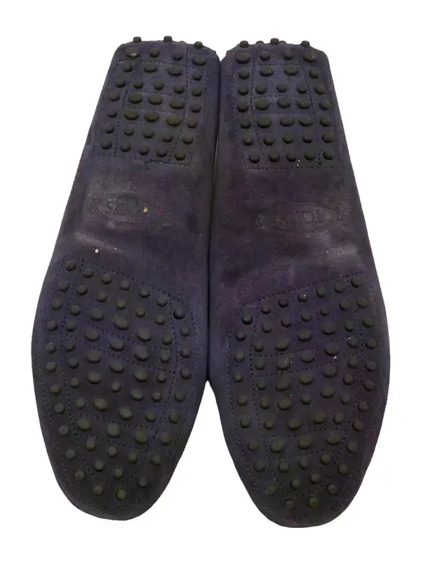 TOD'S Gommino Nubuck Loafers - Blue