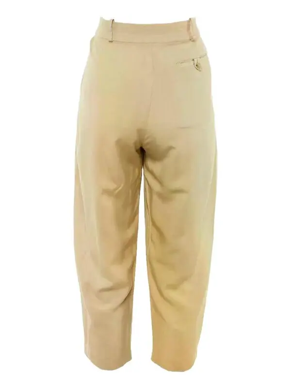 Stella McCartney Crepe Pleated Trousers - Neutrals