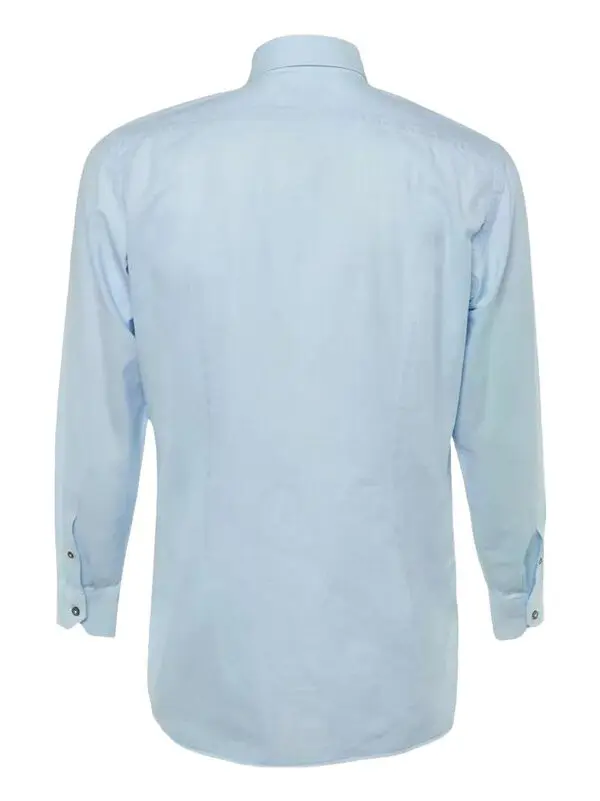 LANVIN Button-down Cotton Shirt - Blue