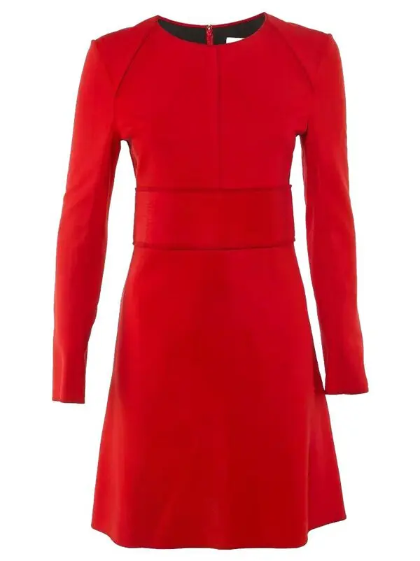 Chloé Panel Mini Dress - Red