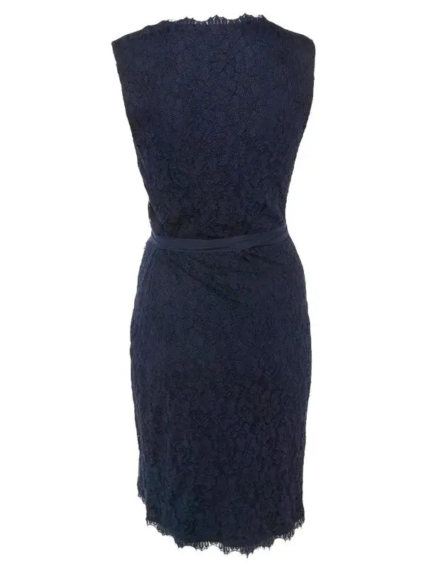 Diane Von Furstenberg Julianna Lace Wrap Dress - Blue