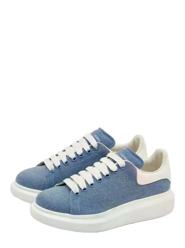 Alexander McQueen Oversized Lace-up Sneakers - Blue