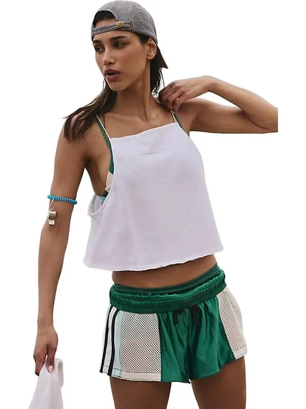 Free People Soft Fold Solid Tank - White