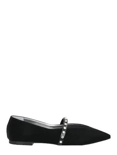 Alexander McQueen Mary Jane Pumps In Textile Fibers - Black