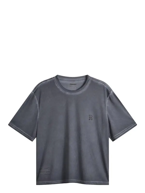 BANDIT Abbreviated Qmax T-shirt - Bandit Black