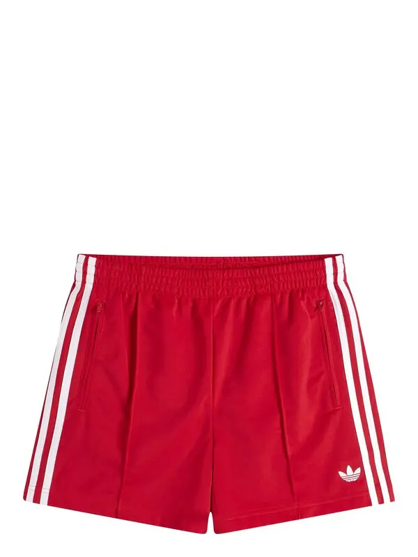 Adidas Firebird Track Shorts - Better Scarlet/white